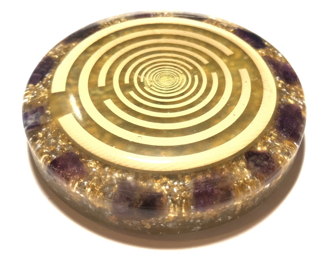 EMF Protection, Chakra Art Orgone Energy Charging Plate, Lakhovsky MWO ...