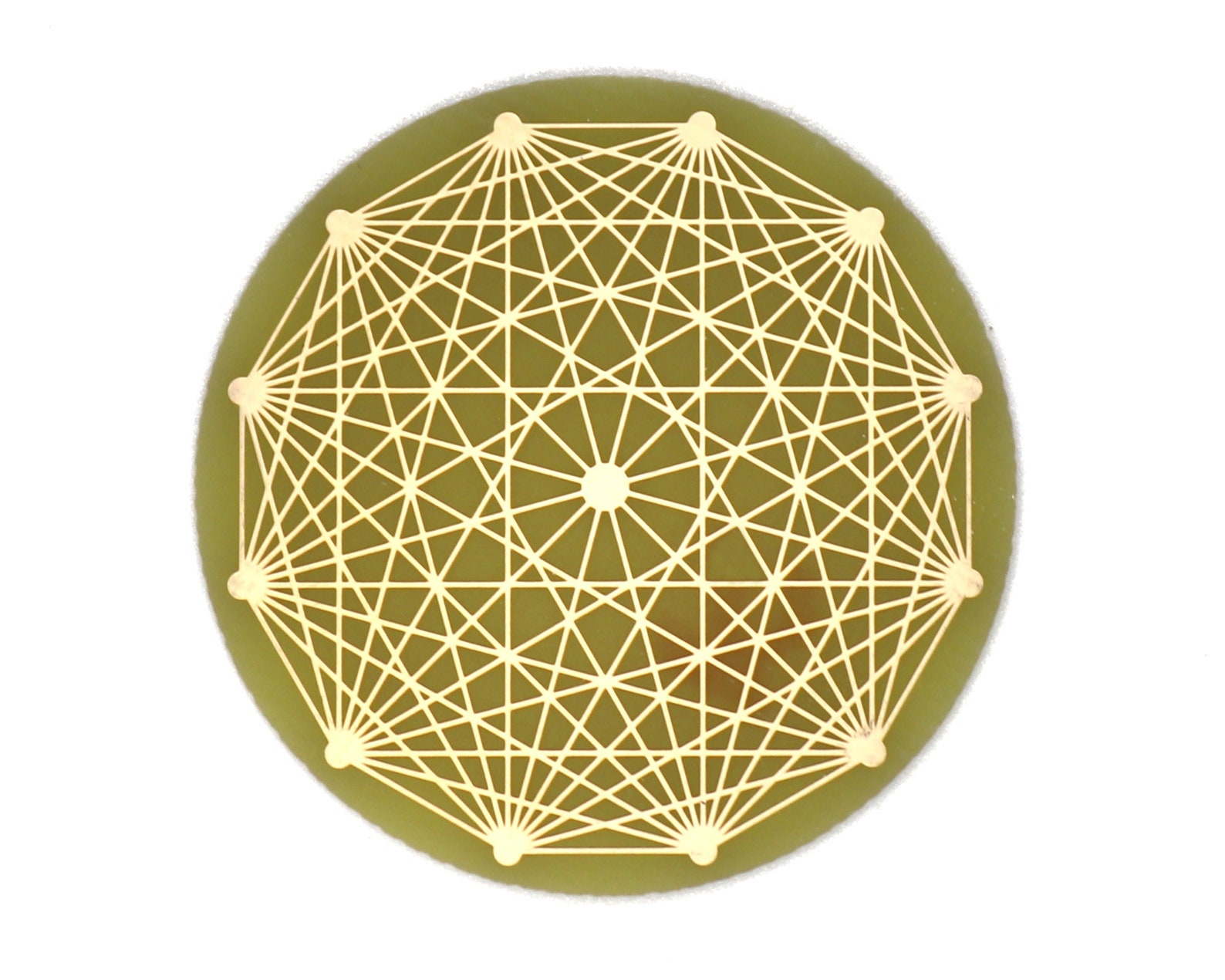 Tesseract Sacred Geometry Radionics Disc Set of 5, Orgone Supplies - Etsy
