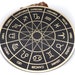 Zodiac Wheel Gold Plated Disc, Wicca Decor, Astrology Gifts - Etsy