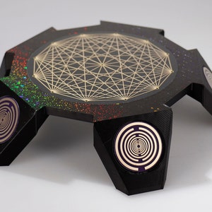 Scalar Wave Radionics Board With Lakhovsky MWO Discs and Tesseract ...