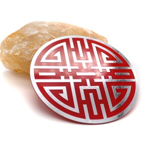 Cai Symbol Plate for Manifestation, Chinese Symbol of Wealth and ...