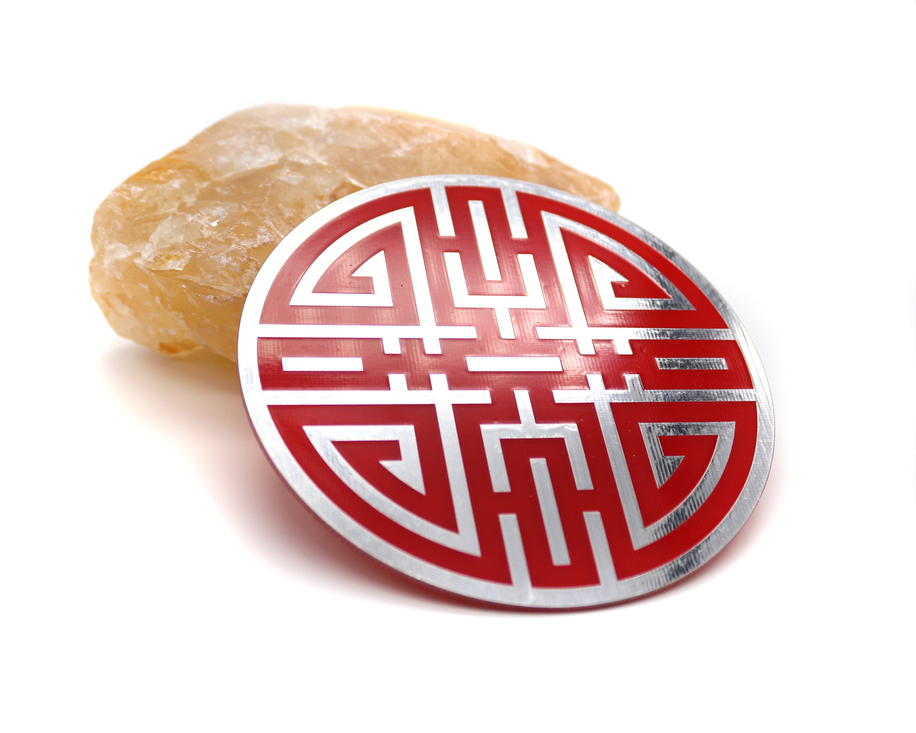 Cai Symbol Plate for Manifestation Chinese Symbol of Wealth - Etsy