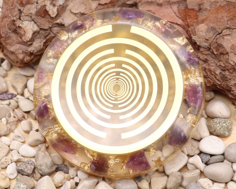 EMF Protection, Chakra Art Orgone Energy Charging Plate, Lakhovsky MWO ...