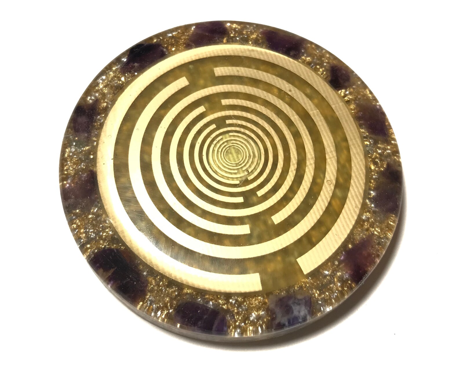 EMF Protection, Chakra Art Orgone Energy Charging Plate, Lakhovsky MWO ...