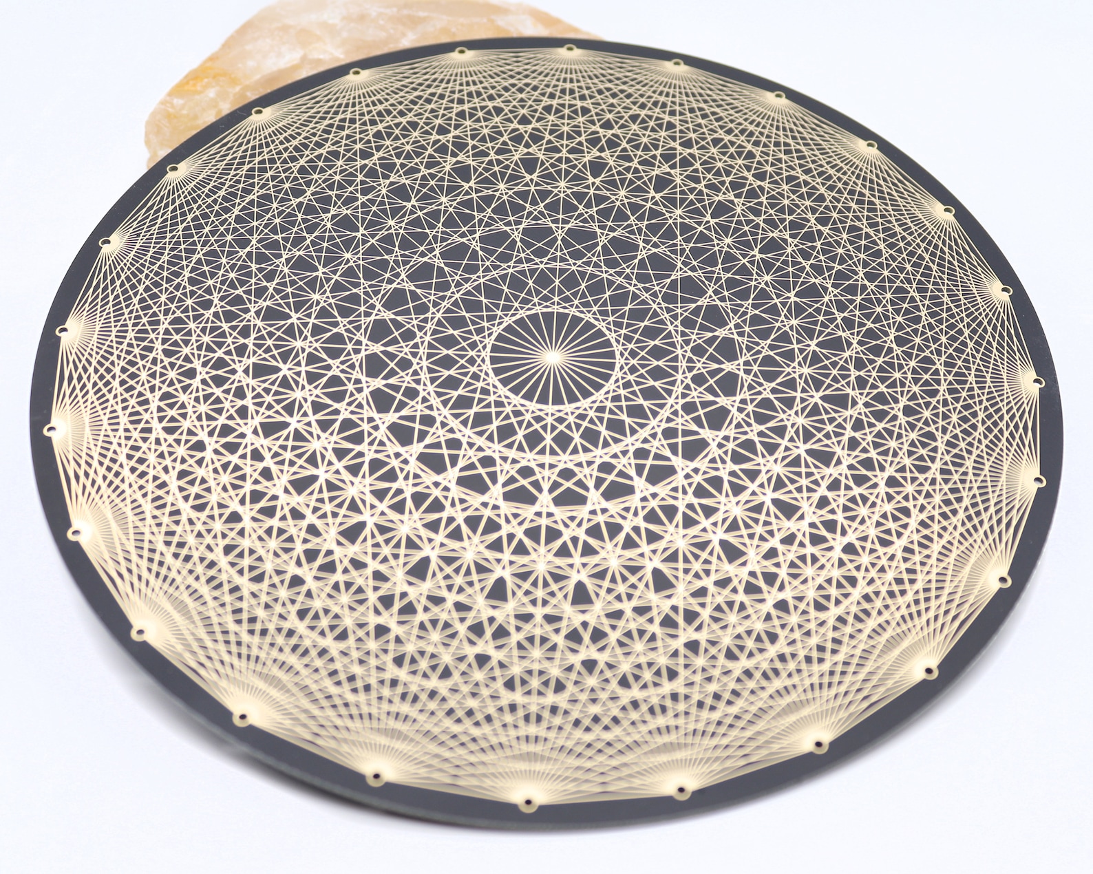 Tesseract Sacred Geometry Advanced Radionics Disc, Tesseract Crystal ...