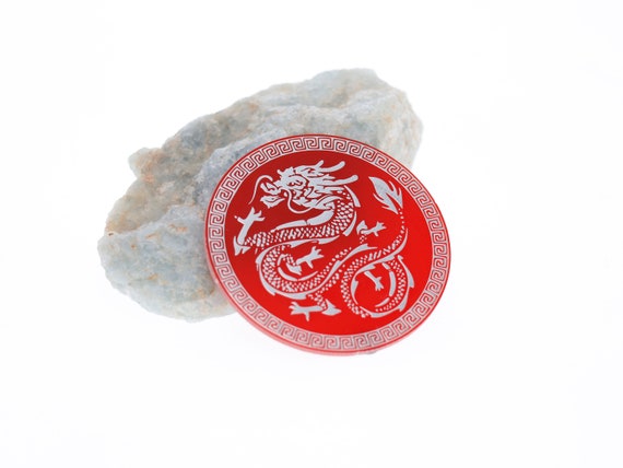 Dragon Symbol of Strength and Great Power Manifestation Disc | Etsy