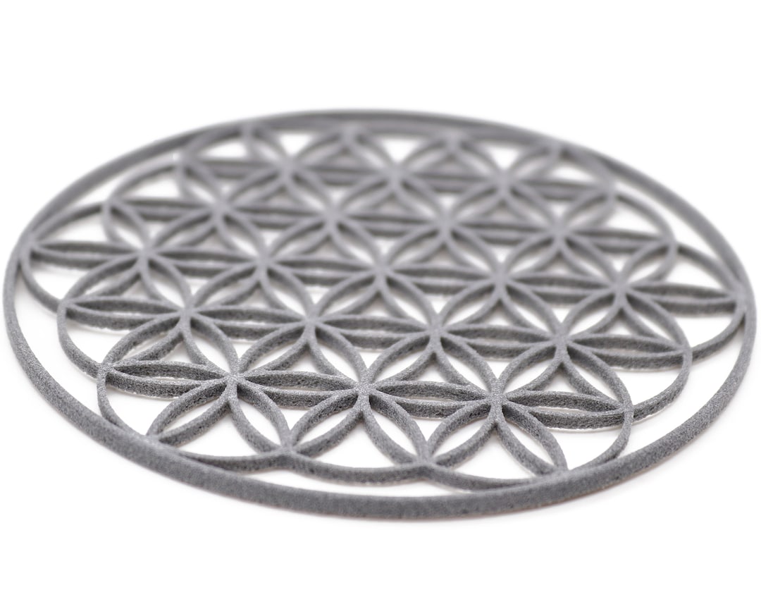 Flower of Life Crystal Grid, Sacred Geometry Crystal Grid, Flower of ...