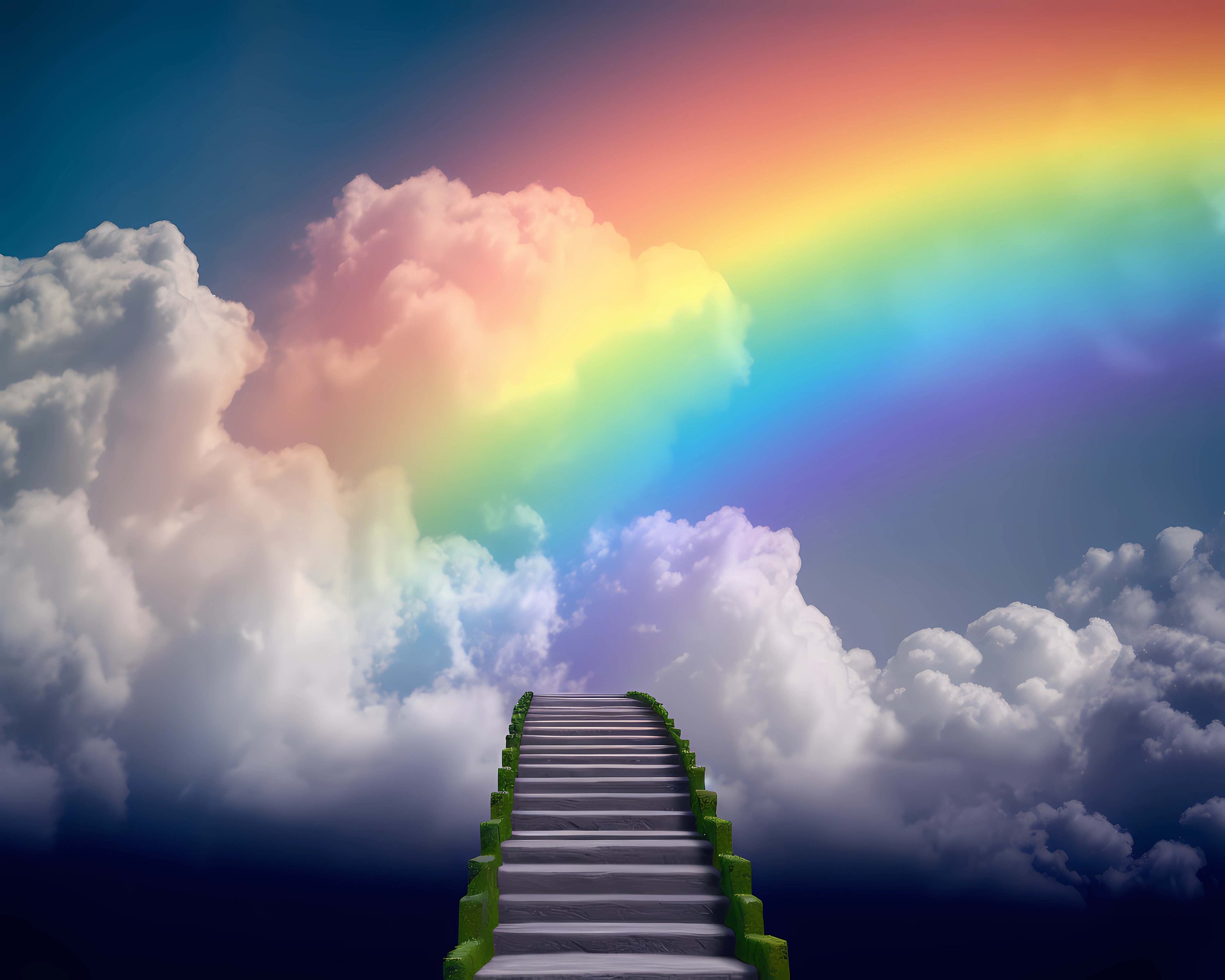 12 Rainbow Bridge Clouds Angel Wings Pet Loss Memorial - Etsy