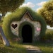 5 Pet Dog Cat House Cute Background Backdrop , Dog House Garden ...