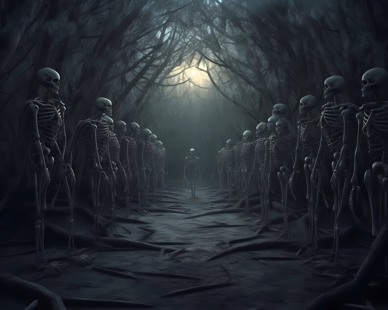 Spooky Forest Halloween Theme Background Backdrop Photography, 5 Horror ...
