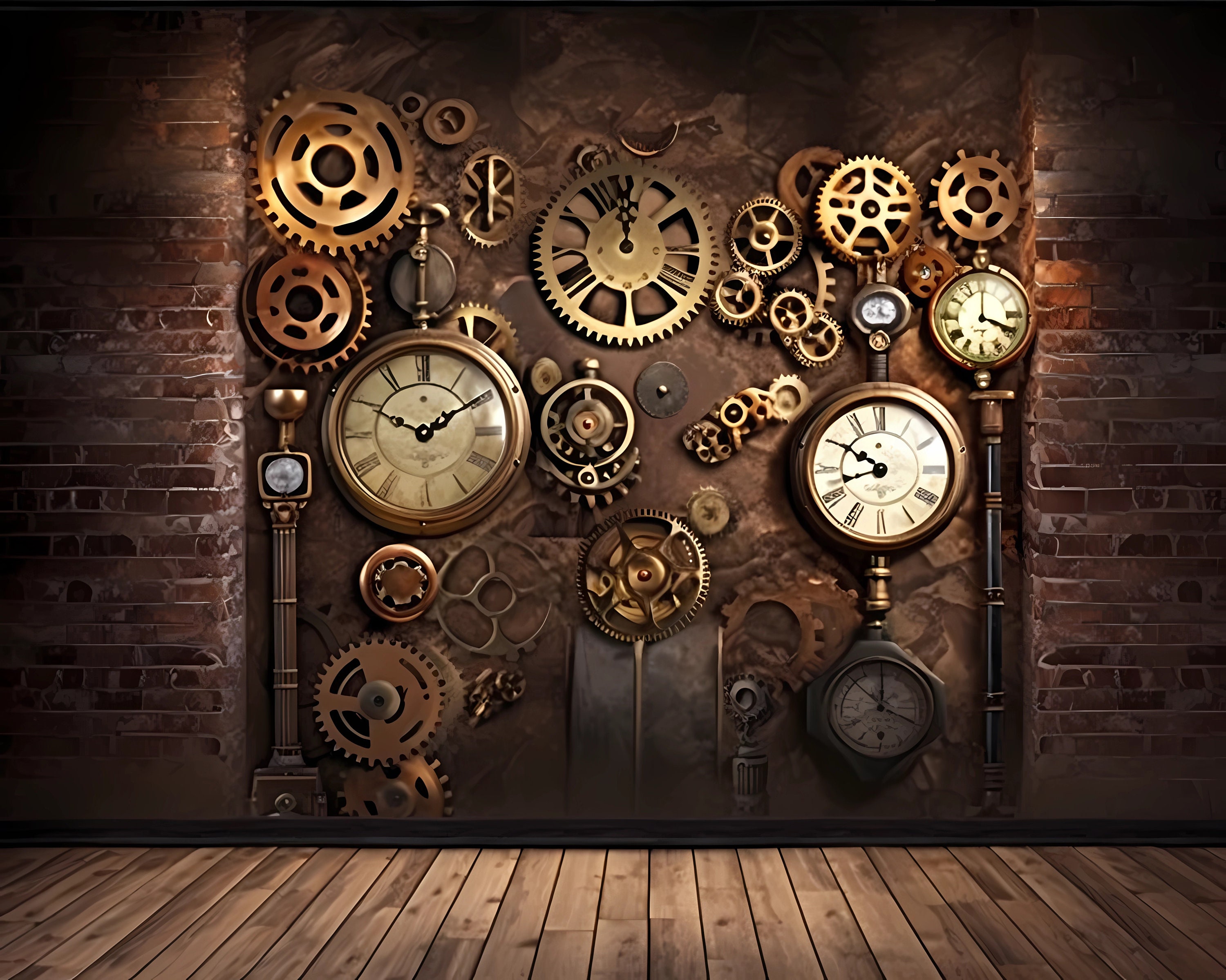 5 Steampunk Victorian Room Background Backdrop for - Etsy