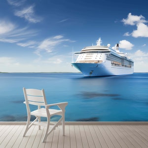 4 Cruise Ship Photo Background Backdrop Ocean Sea Vacation Instant ...