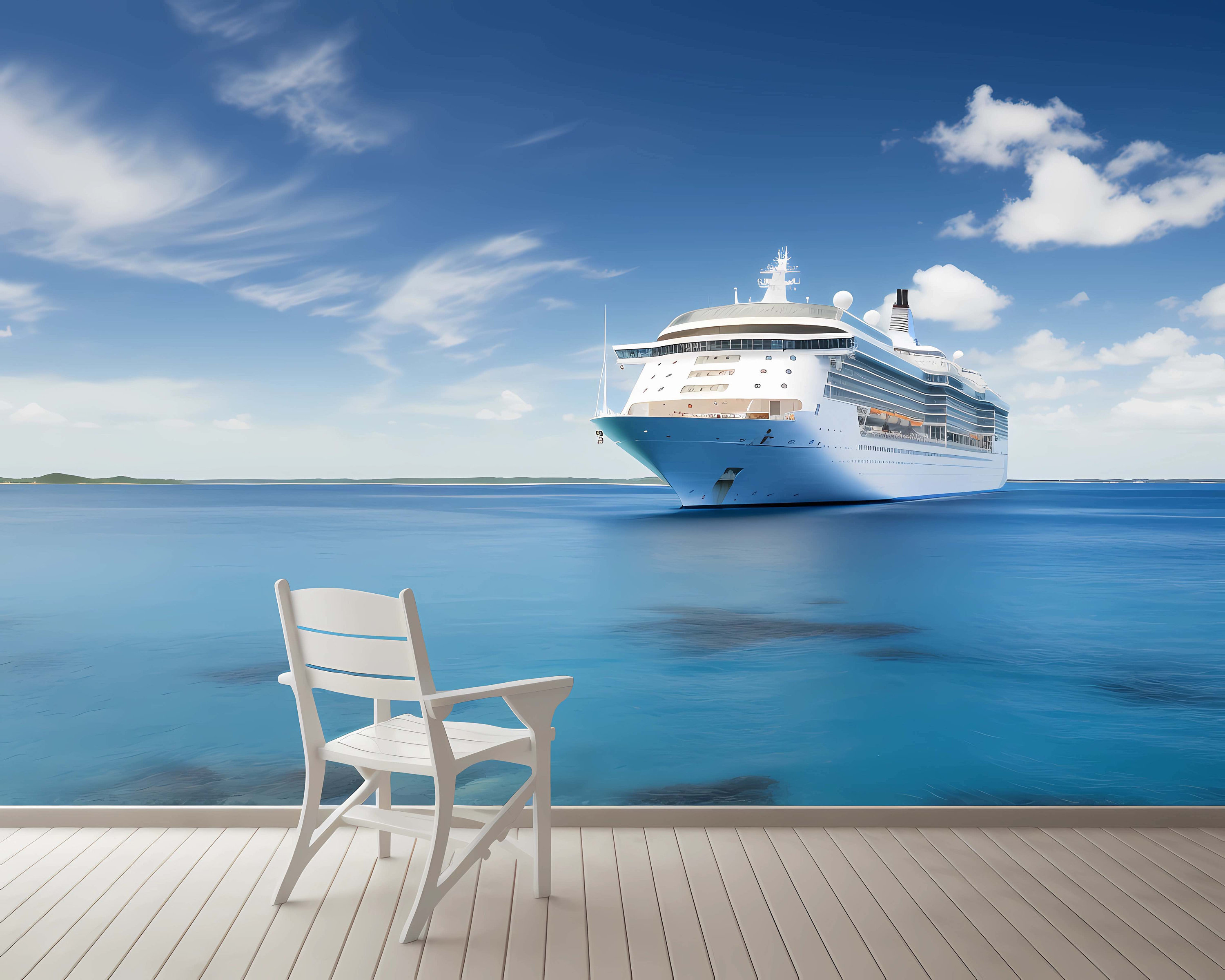 4 Cruise Ship Photo Background Backdrop Ocean Sea Vacation Instant ...