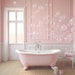 Pink Bathroom Bathtub Bubble Bath Mermaid Mockup Digital Background, 2 ...
