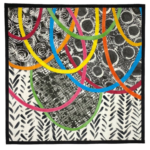 Abstract Textile Art - Etsy