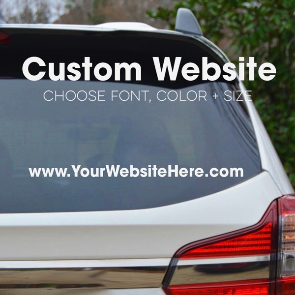 Business Car Decal - Etsy