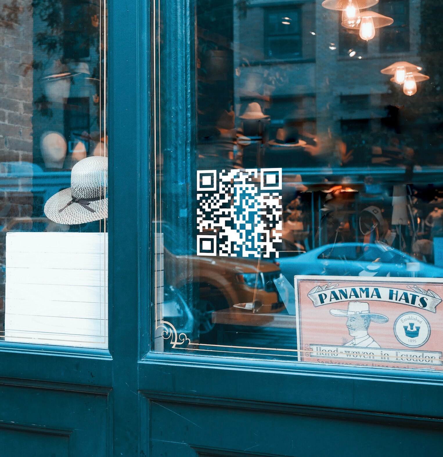 QR Code Vinyl Decal QR Code for Store Window Qr Code for - Etsy