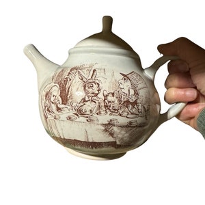 Alice in Wonderland (john Tenniel Line Art) Adult Sized Stoneware ...