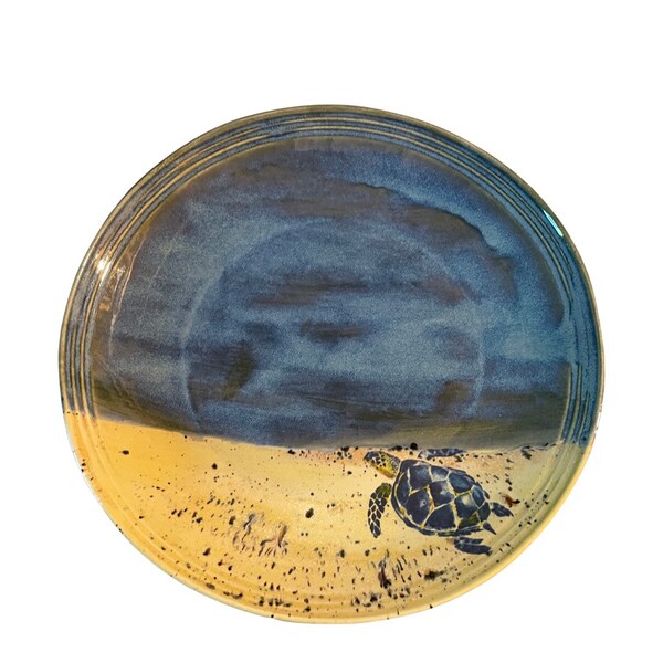 Ceramic Plate Turtle - Etsy