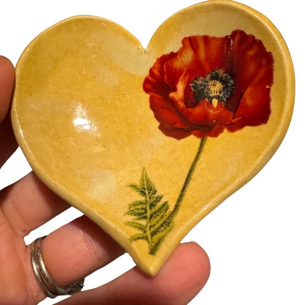 Floral Trinket Dish - Etsy