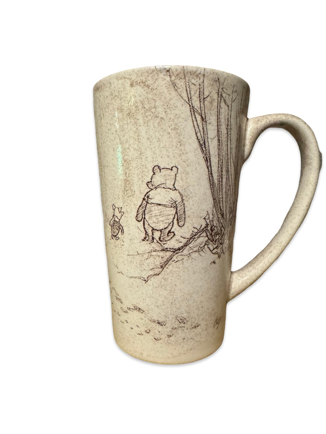 A.A. Milnie Winnie the Pooh Walking With Piglet Line Art Handmade ...