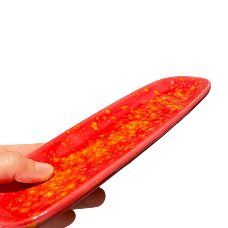 for food or decor Small rectangular serving plate 9” x 2.5” - Mountain ...