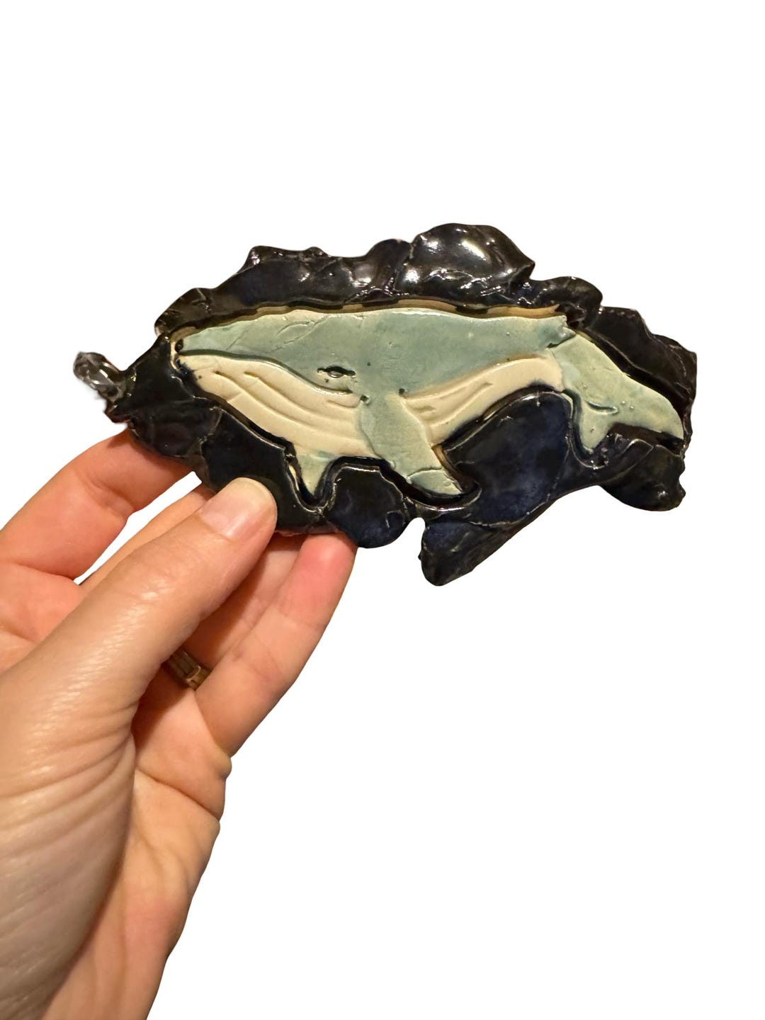 Handmade Ceramic Humpback Whale Fridge Magnet: Artisan Pottery, 5" - Etsy