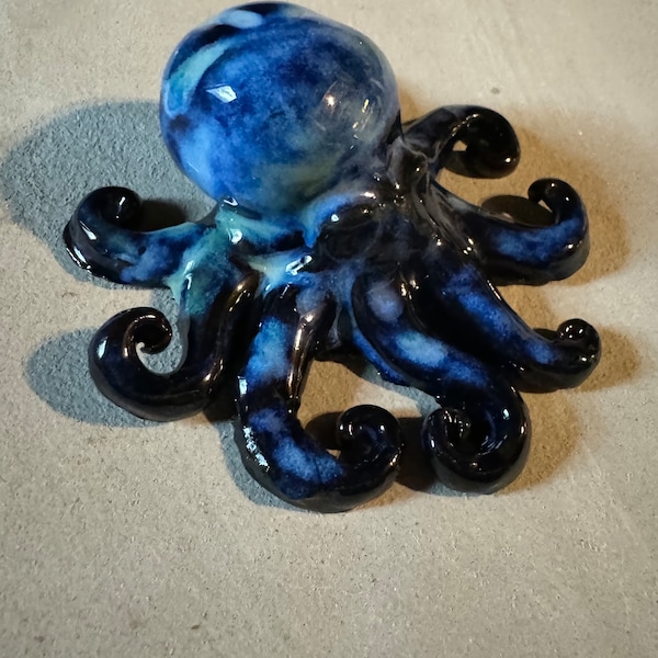 Ceramic Octopus Sculpture - Etsy