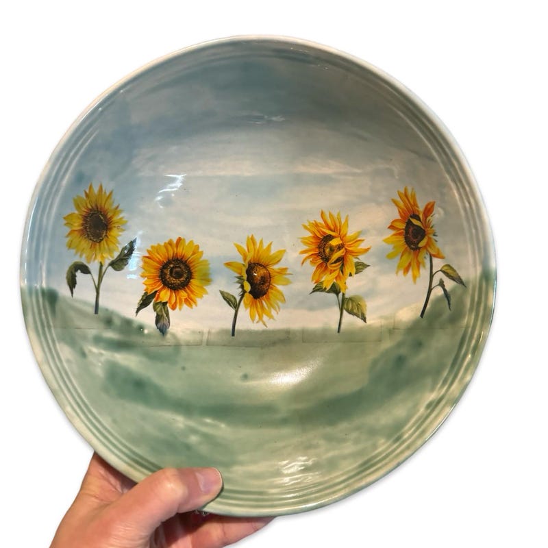 Sunflower Bowls - Etsy