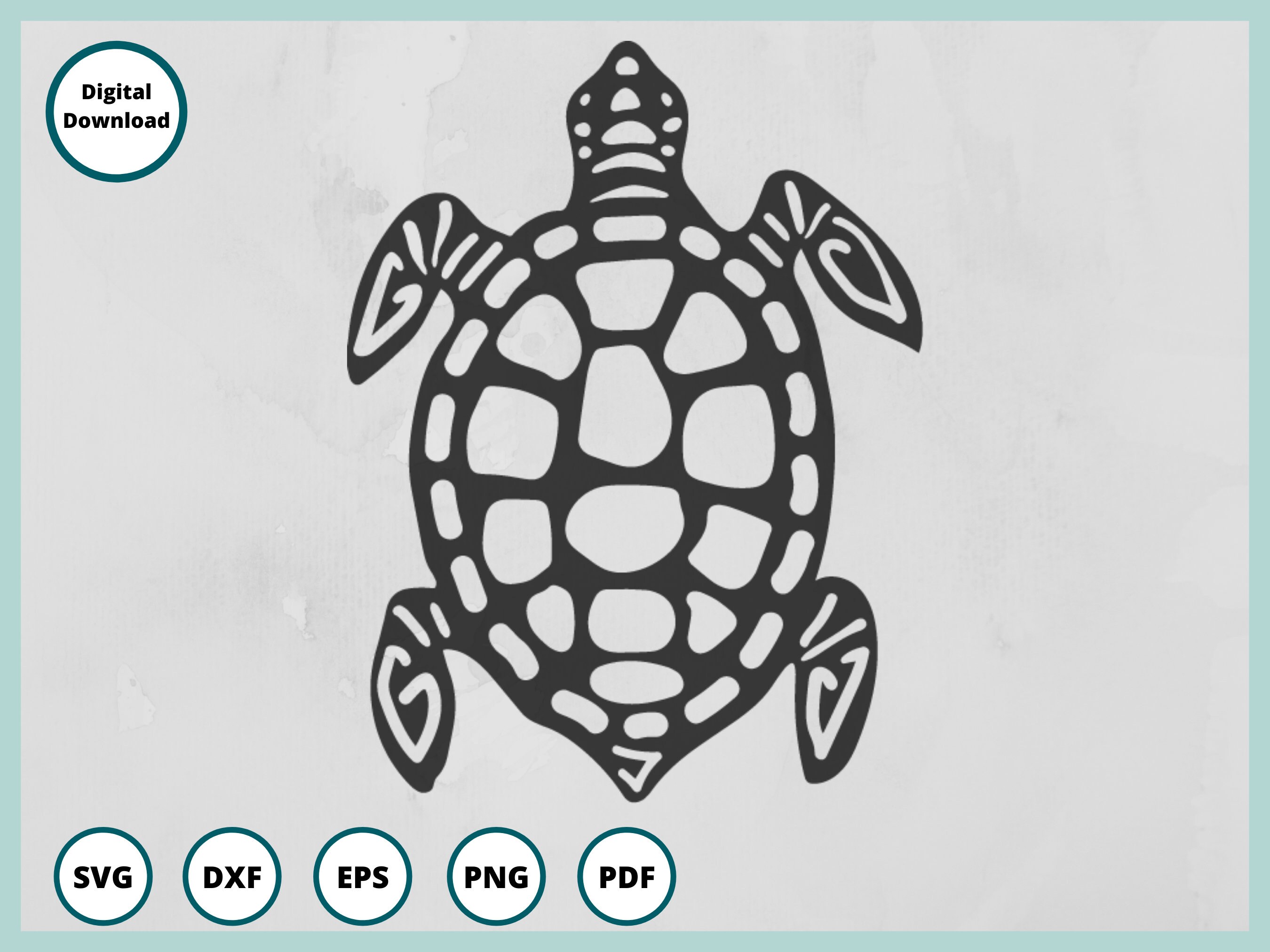 Turtle Svg Sea Turtle Svg Ocean Svg Turtle Silhouette | Etsy Canada