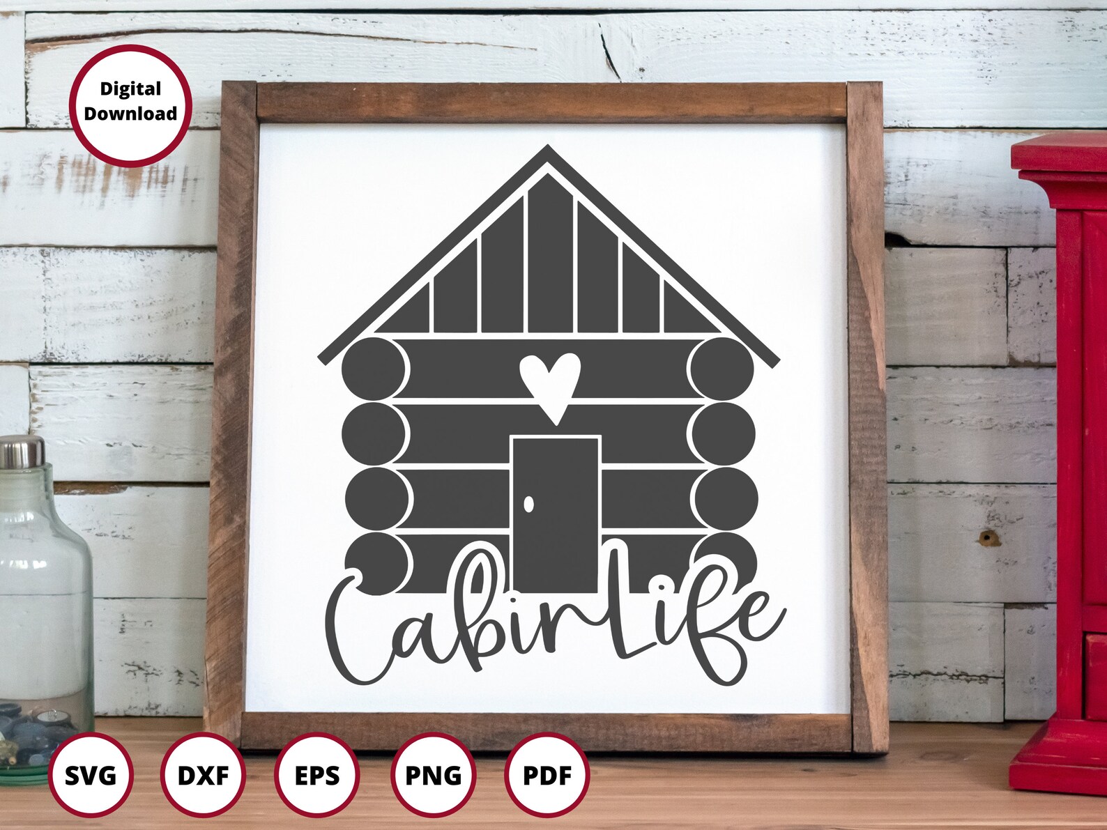 Cabin svg cabin life svg camping svg camp life svg log | Etsy