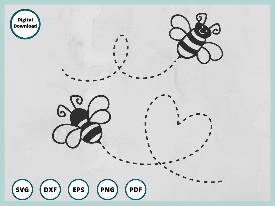 Bee SVG | Bumble Bee SVG | Flying Bee Svg | Bee Decal | Honeybee Svg ...