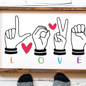 Sign Language SVG | ASL SVG | Be Kind Svg | Smile Svg | Asl Love Svg ...