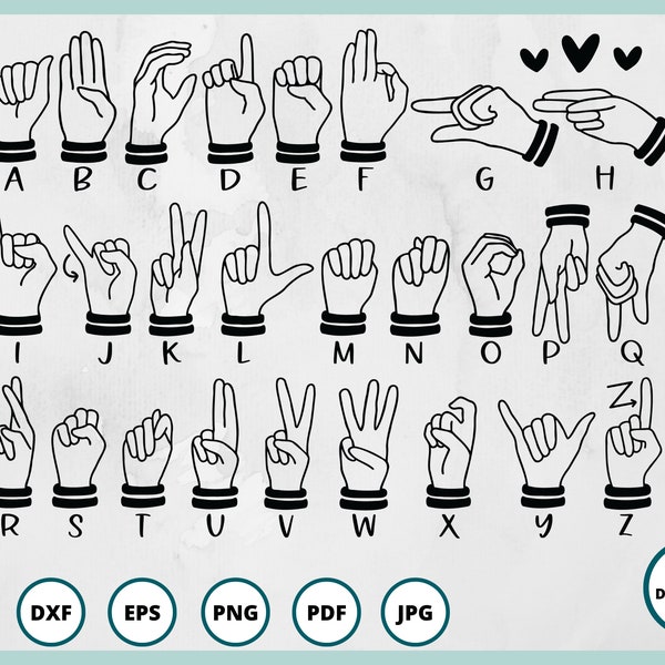 Sign Language Art - Etsy