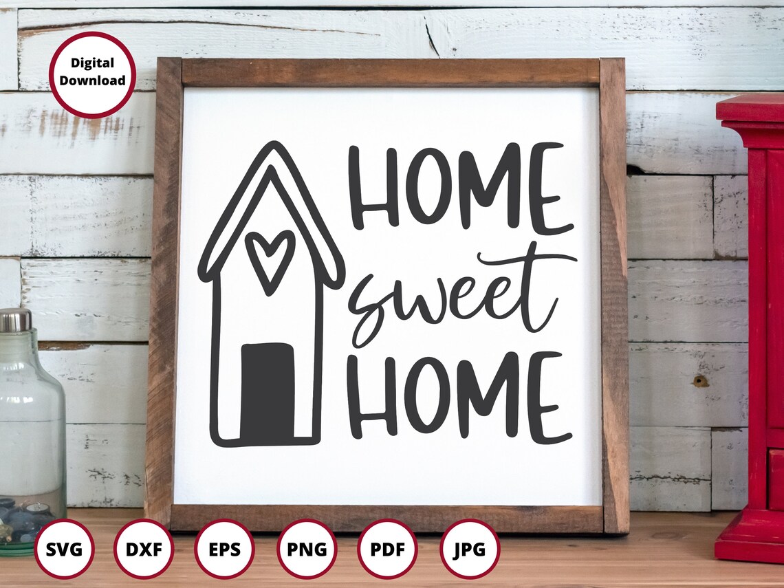 Home Sweet Home SVG Home SVG Welcome Home Svg Welcome | Etsy