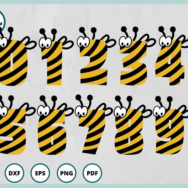 Bee Classroom Numbers - Etsy