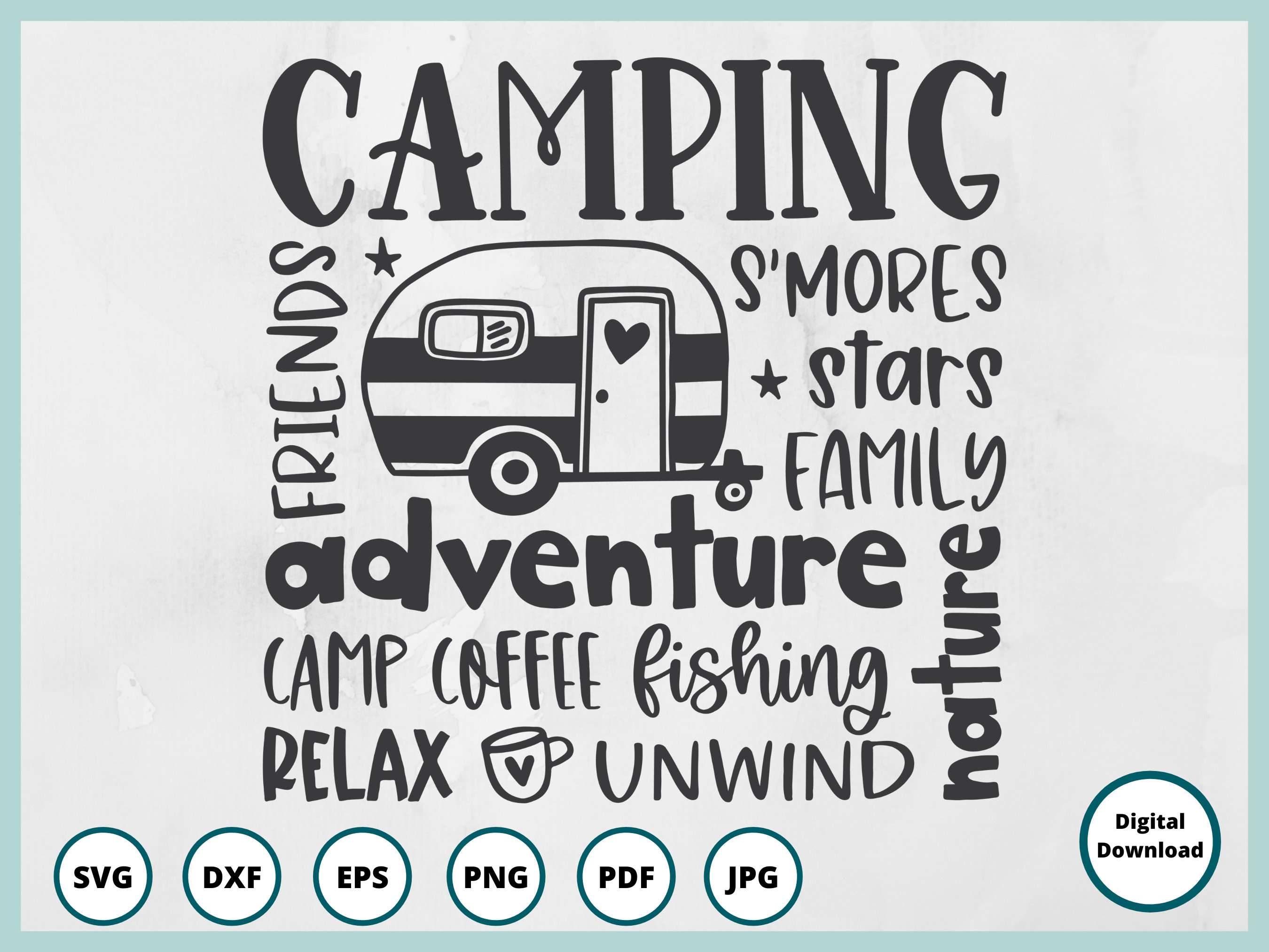 Camping Svg Camper Svg Happy Camper Svg Camping Png Etsy