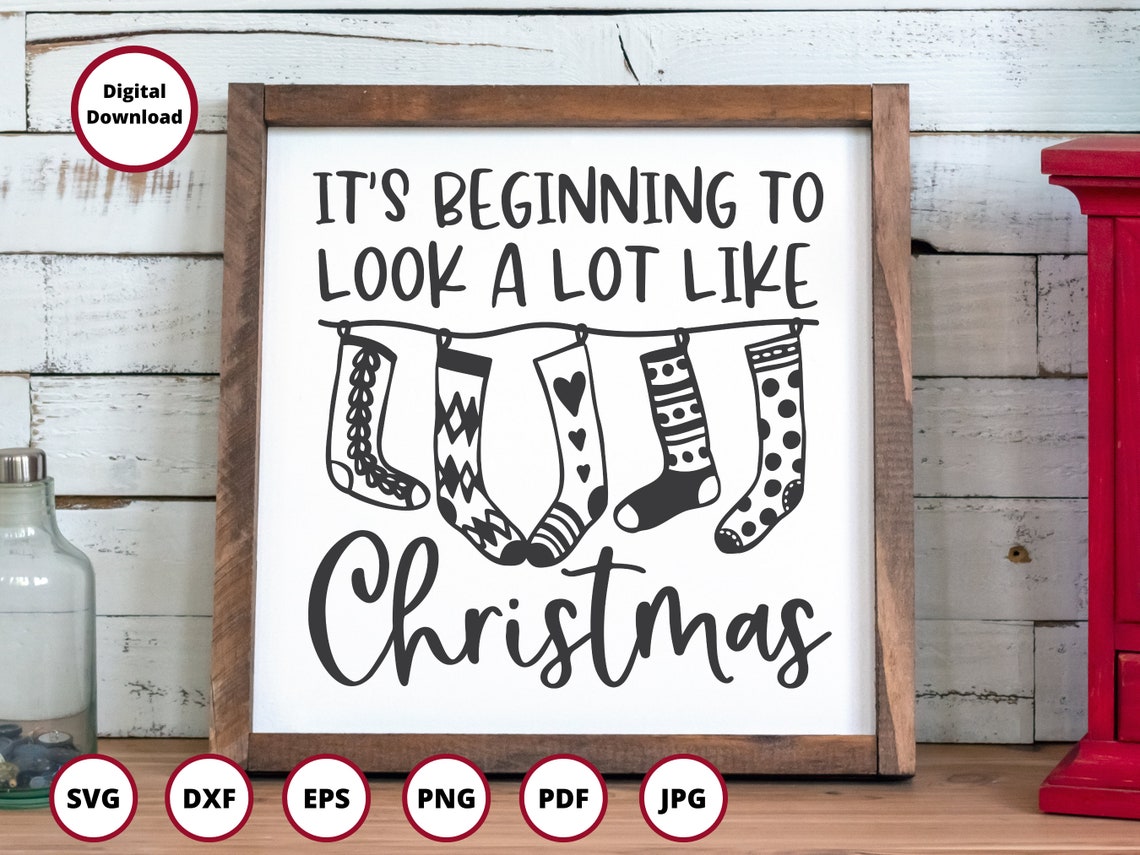 Christmas Stockings SVG Christmas SVG Santa Claus SVG - Etsy Canada