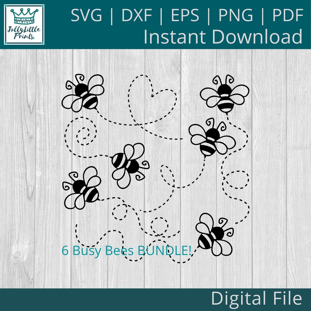 Bee SVG Bumble Bee SVG Flying Bee Svg Bee Bundle Svg - Etsy