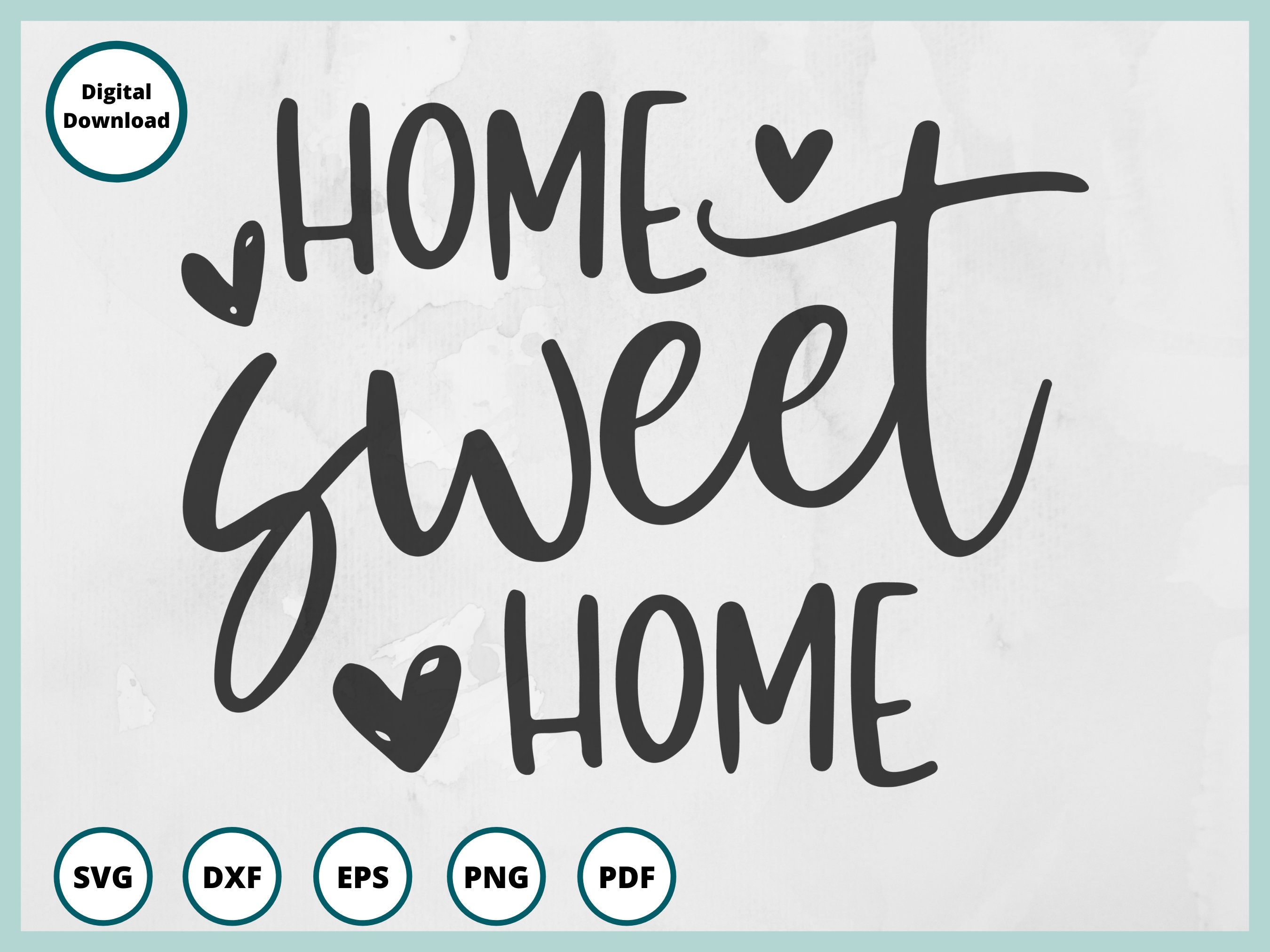 Home Sweet Home Svg Welcome Svg Farmhouse Sign Svg Mug | Etsy