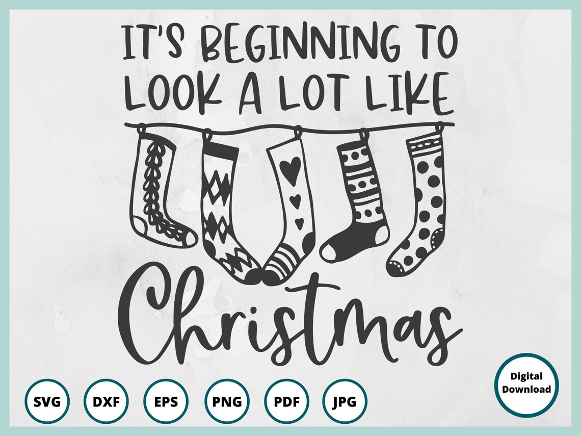 Christmas Stockings SVG Christmas SVG Santa Claus SVG - Etsy Canada