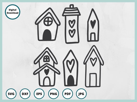 Houses SVG Home SVG Home Sweet Home Svg Cottage Svg - Etsy