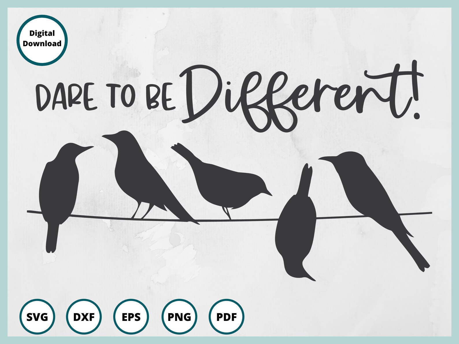 Shadow Box SVG Birds on a Wire Svg Nature Svg Autism Svg | Etsy