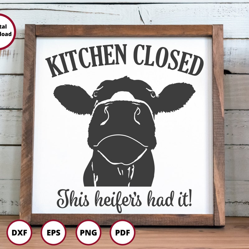 Kitchen is Closed Sign - Etsy