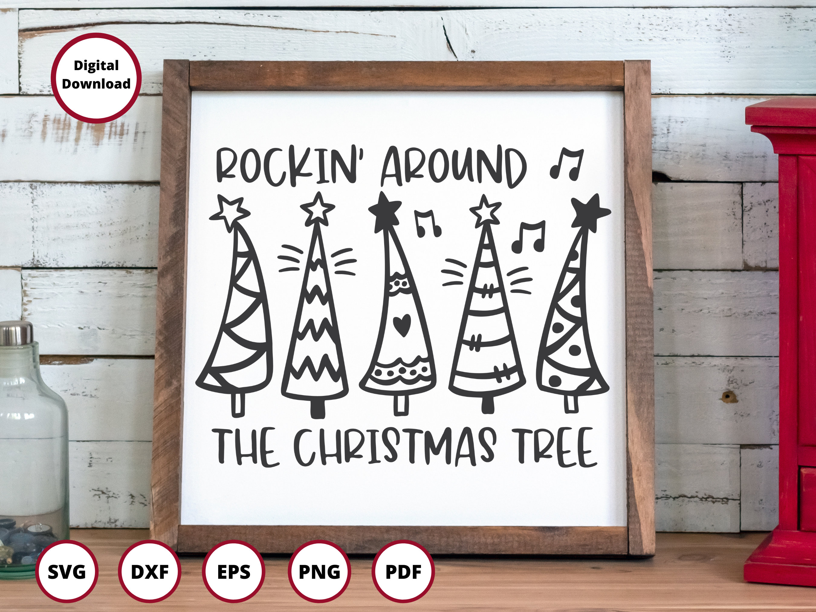 Christmas Tree SVG Merry Christmas SVG Christmas Sign SVG | Etsy