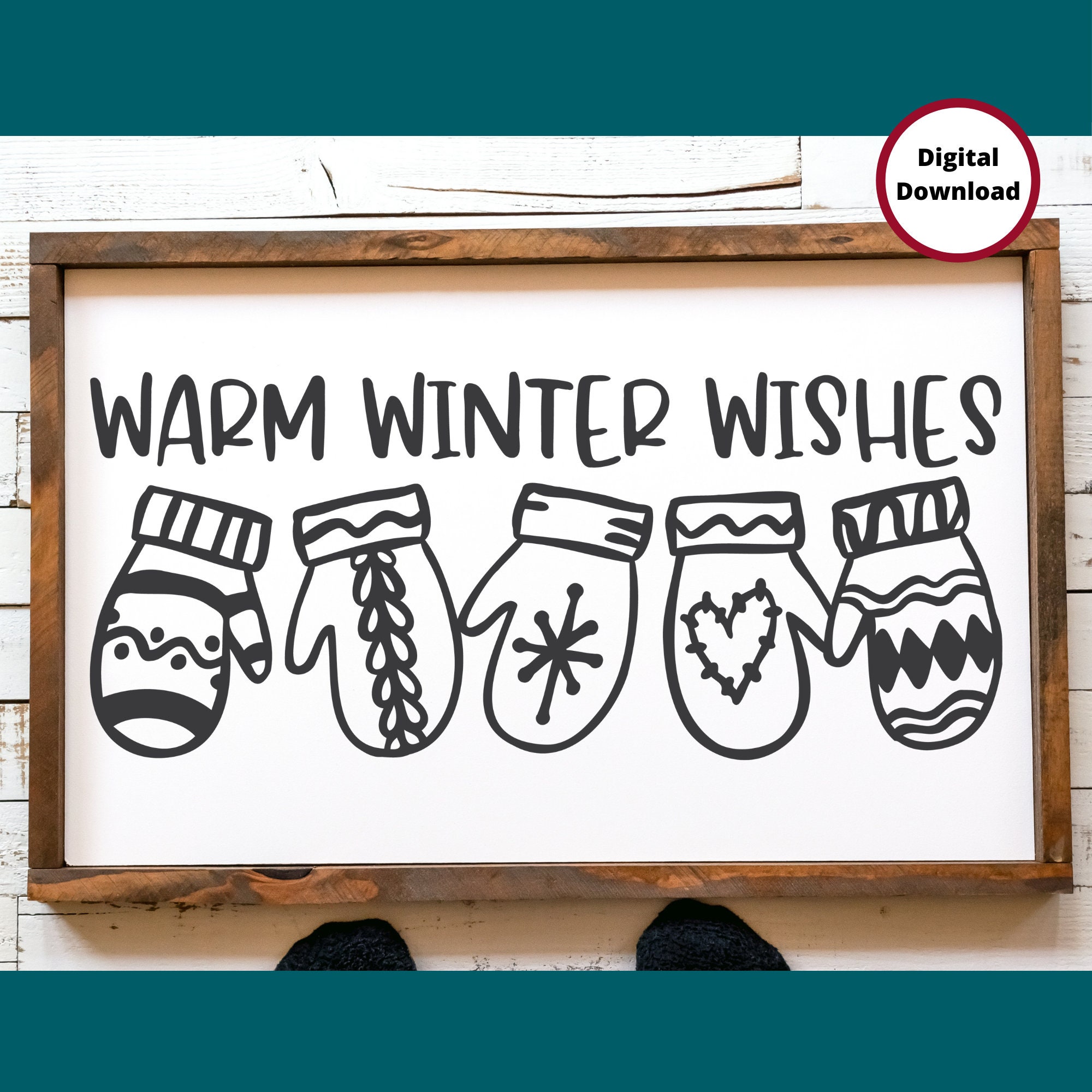 Winter SVG Snowflake Svg Warm Wishes Svg Winter Sign Svg - Etsy Canada