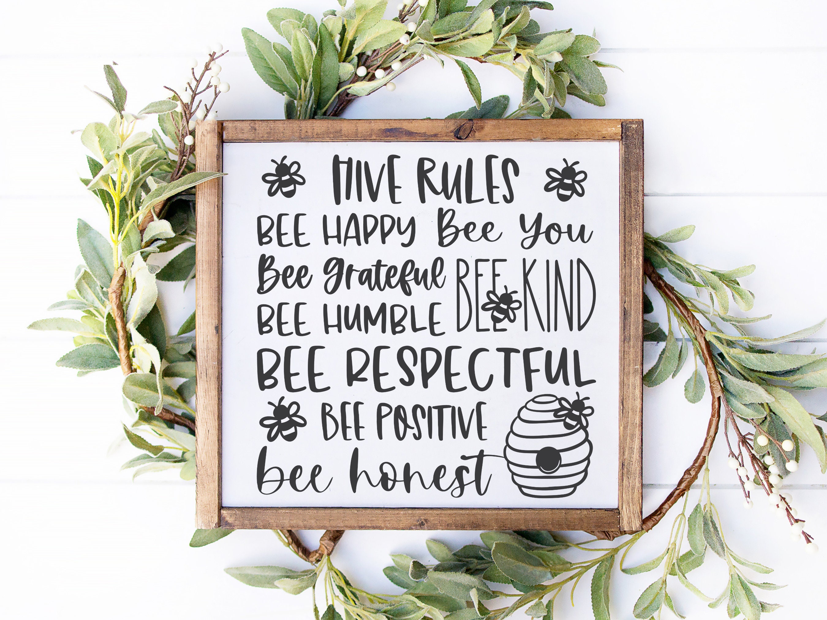 Bee SVG Bee Happy SVG Bee Kind SVG Bee Positive Svg | Etsy Canada