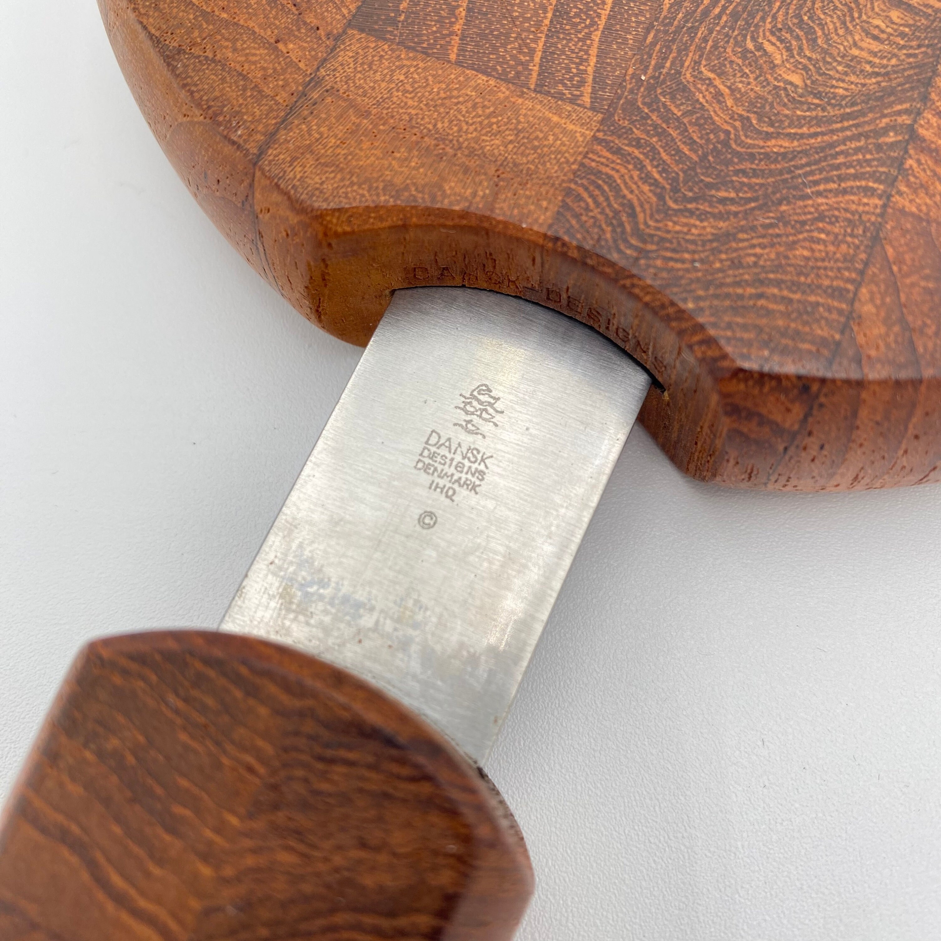 Dansk Designs Teak Cheese Board With Knife Designed by Jens Quistgaard ...