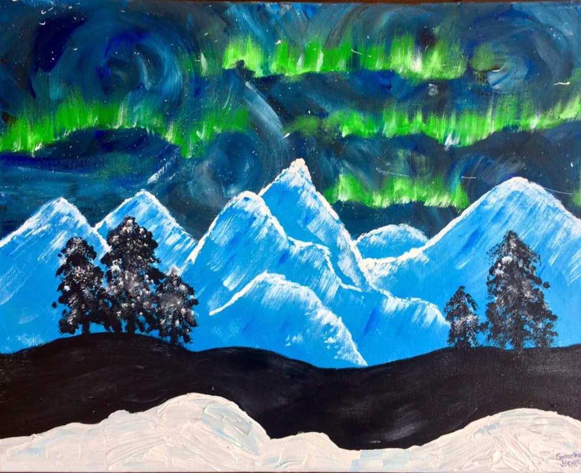 The Aurora Abstract Acrylic Painting 16x20 - Etsy
