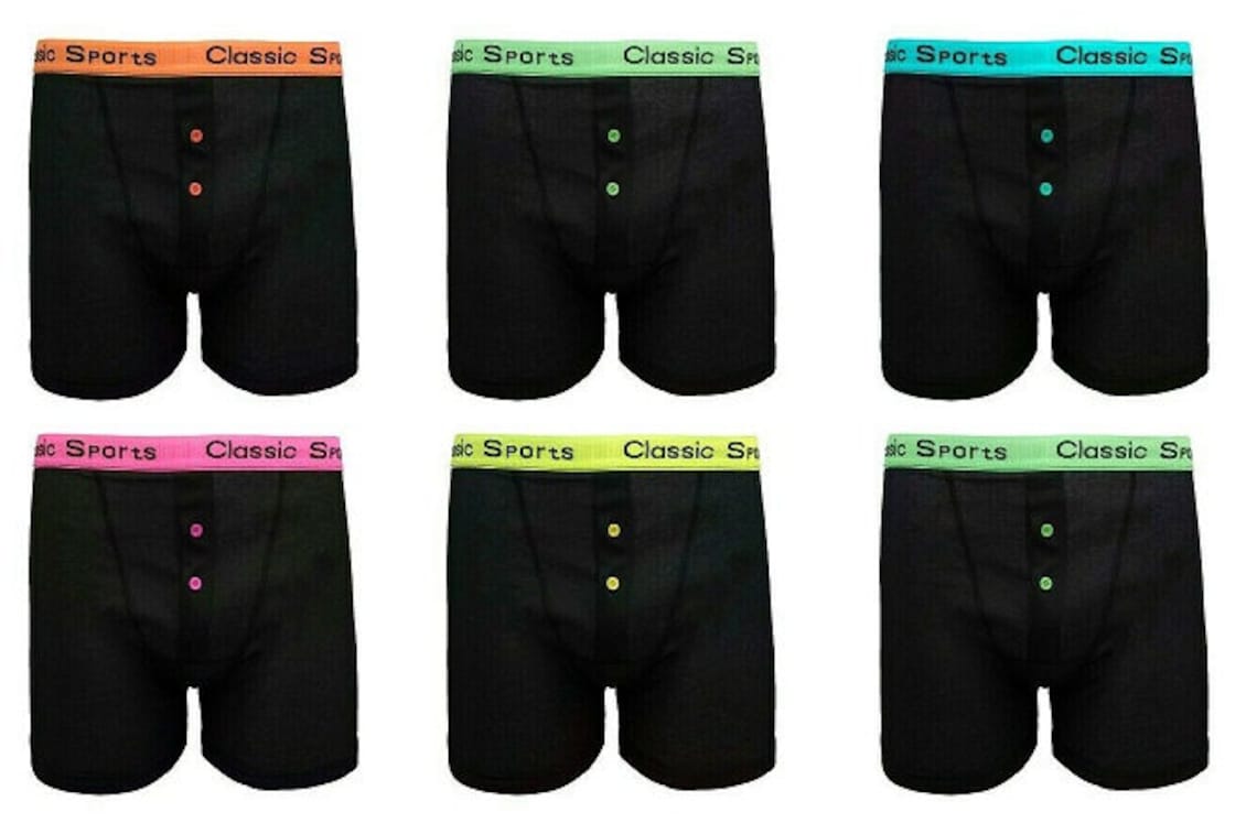Button Fly-stp/packing Boxers - Etsy